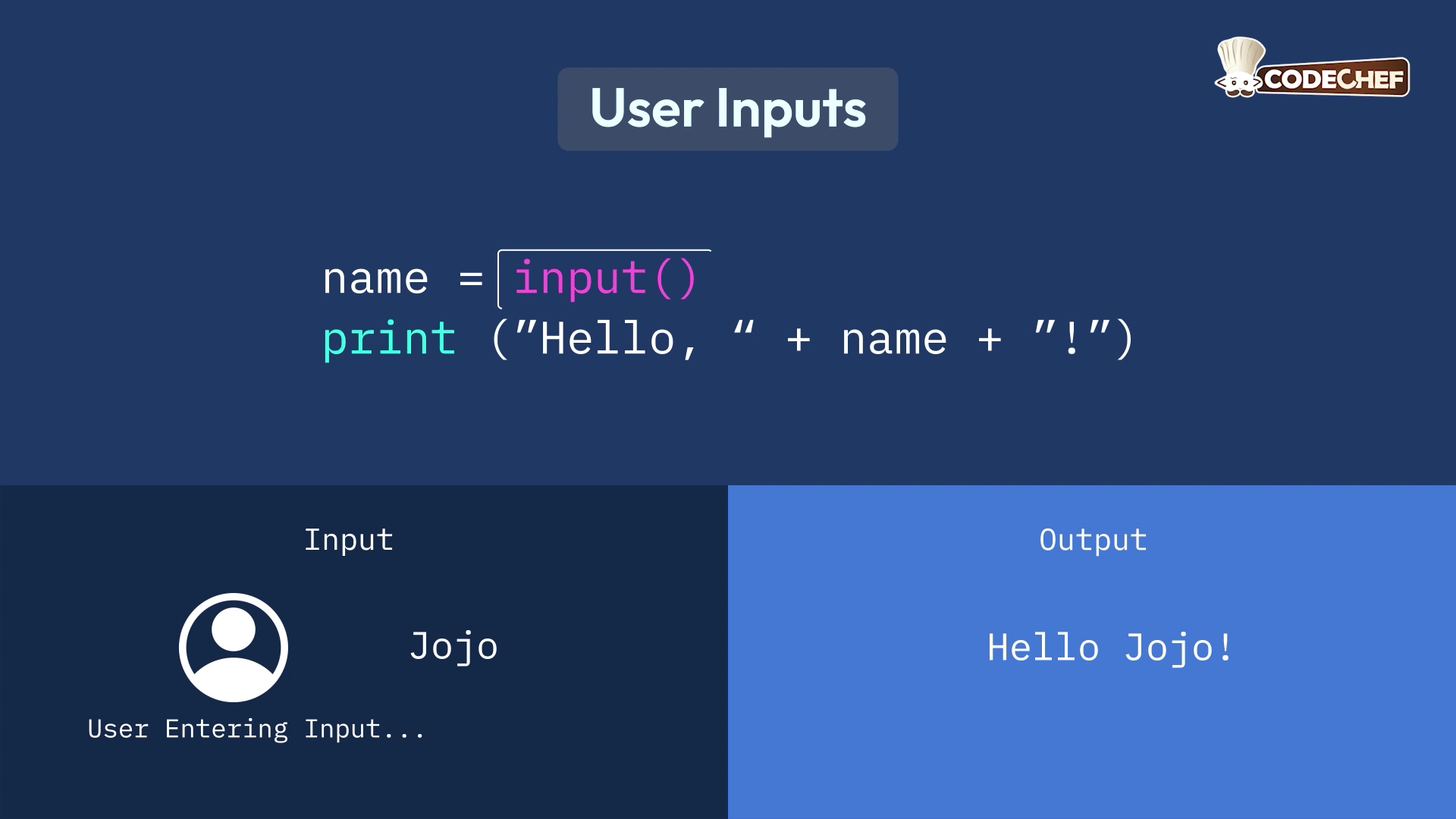 User Inputs Python