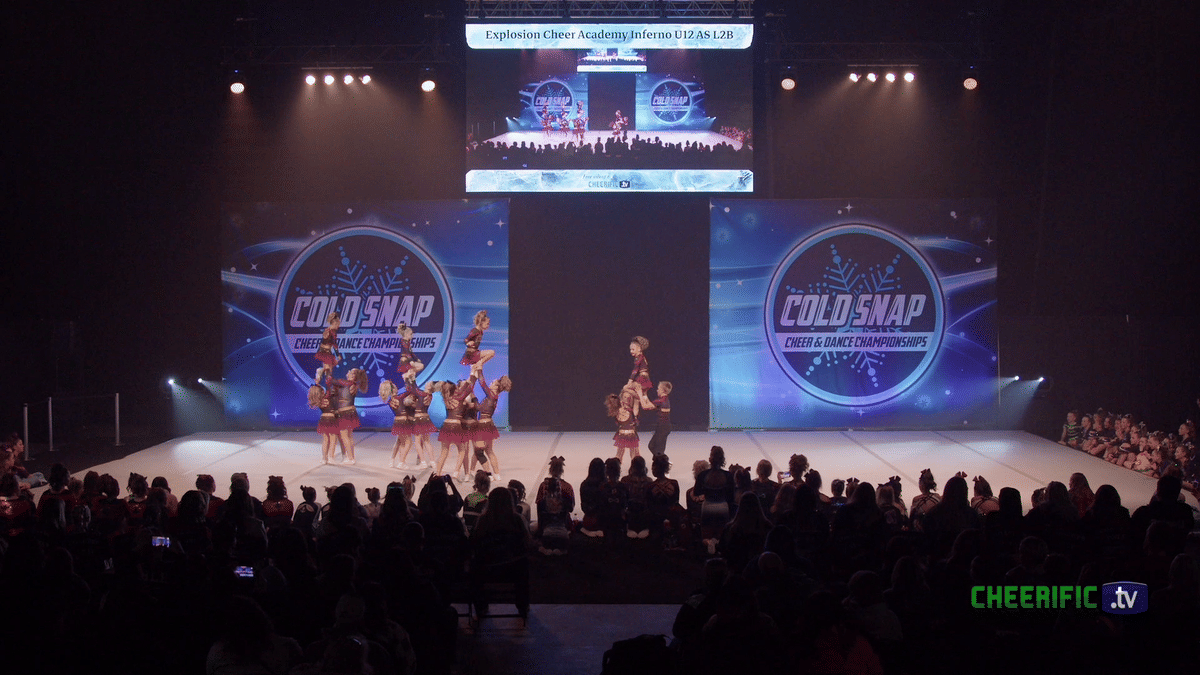 Explosion Cheer Acadamy Inferno U12 Level 2 Day 3